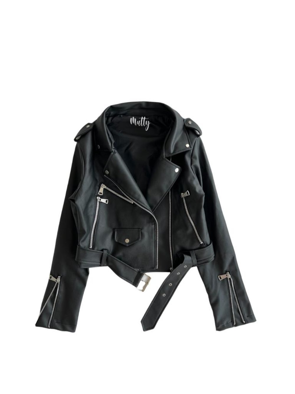 Alice Biker Deri Ceket Siyah Modelleri En Uygun Fiyatlarla